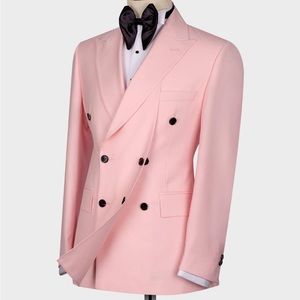 Suits & Blazers | Mens Pink Double Breasted Suit | Poshmark